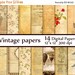Vintage Digital Paper: VINTAGE PAPER Old Paper | Etsy