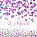 Confetti Borders Clipart: confetti Clipart Digital - Etsy