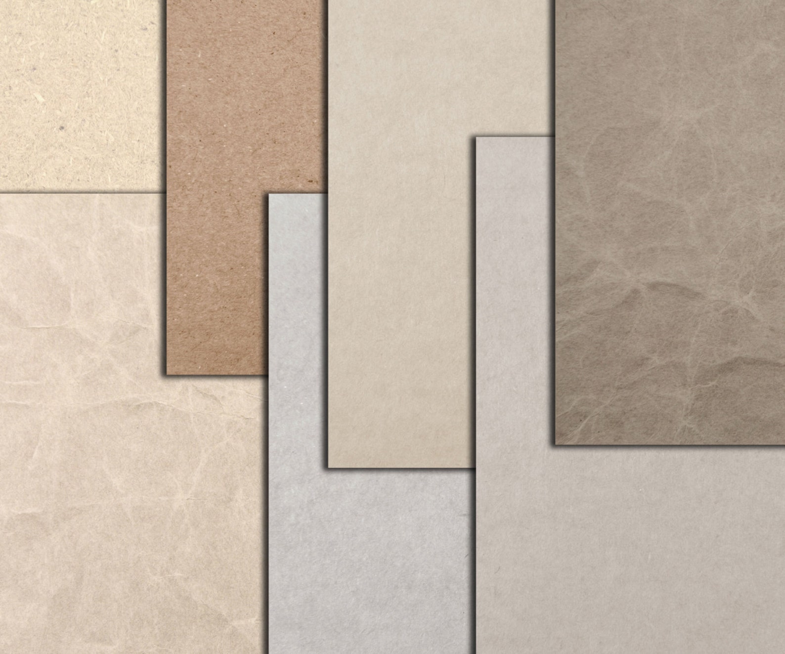 Kraft Digital Paper: craft Papers Scrapbooking | Etsy