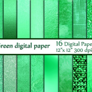 Mint Digital Paper: metallic GREEN Paper Mint Green Textures Mint ...