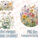 Meadows Clipart,wildflower Clipart,round Scenes,meadow Field ...