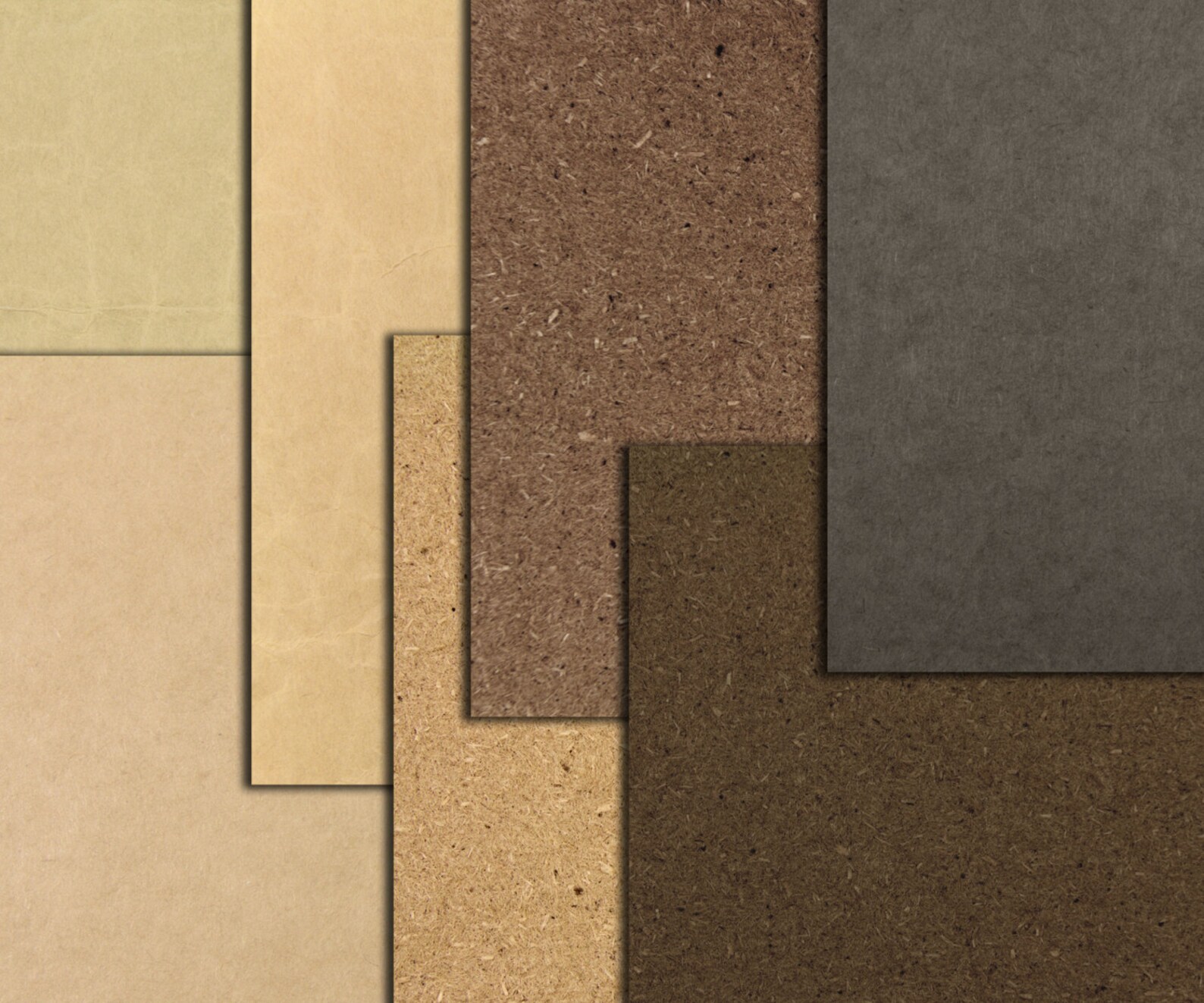 Kraft Digital Paper: craft Papers Scrapbooking - Etsy