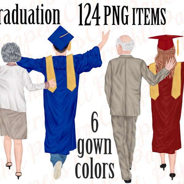 Graduation Clipart Bundle - Etsy