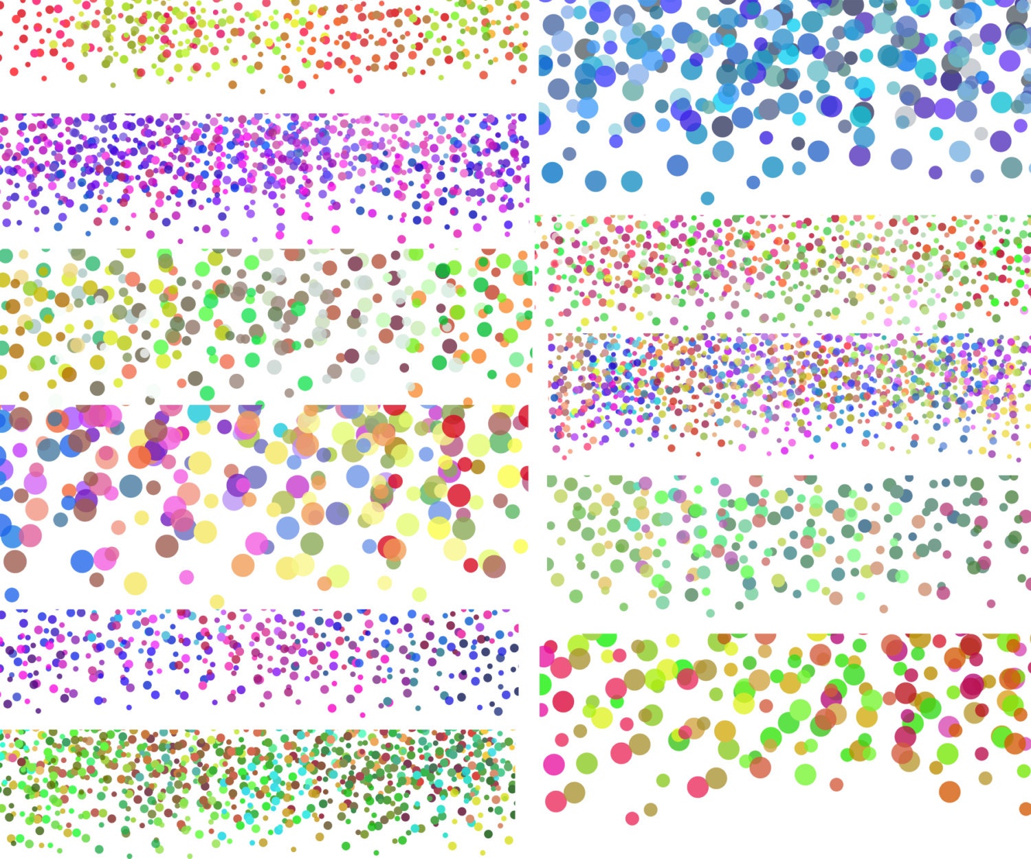 Confetti Borders Clipart: "confetti Clipart" Digital Confetti Confetti ...