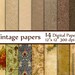 Kraft Digital Paper: craft Papers Scrapbooking - Etsy
