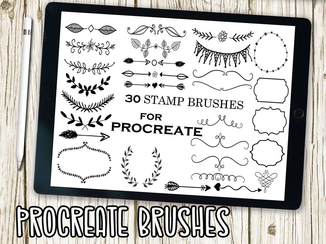 Procreate Brushes: stamp Brush Ipad Pro - Etsy