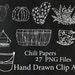 Chalkboard Succulent Clipart: cactus Clipart - Etsy
