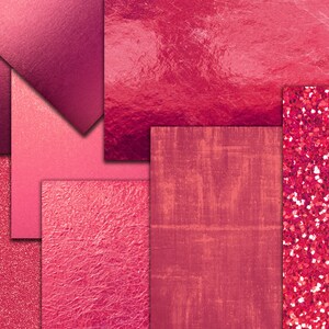 Pink Foil Digital Paper: "metallic DIGITAL Paper" Pink Textured Paper ...