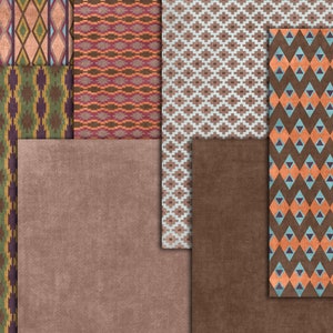 Tribal Digital Paper: tribal Paper Tribal Patterns Aztec Pattern Tribal ...