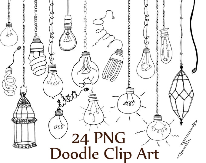 Light Bulb Clipart PNG, String Light Digital Graphics, Royalty Free ...