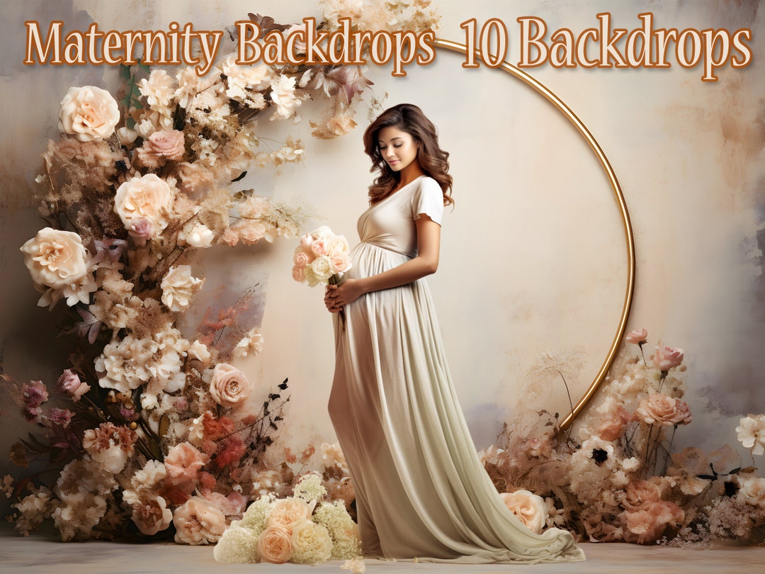 Floral Arch Digital Backdrops Flower Maternity Backdrop Overlay,floral ...