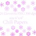 Watercolor Snowflakes Clipart: christmas CLIP Art Pink Snowflake Clip ...