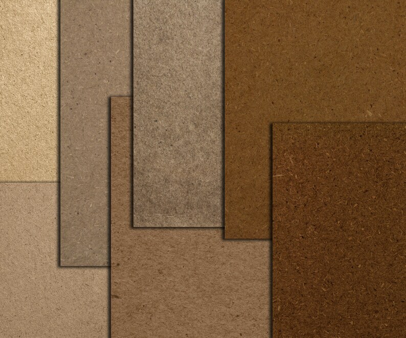 Kraft Digital Paper: craft Papers Scrapbooking - Etsy