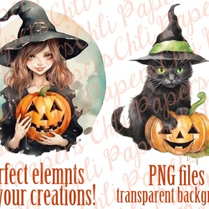 Halloween Witches Clipart,witch With Hat Png,halloween Pumpkins,witch ...