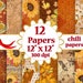Fall Digital Papers: sunflower PAPER Pack Autumn | Etsy
