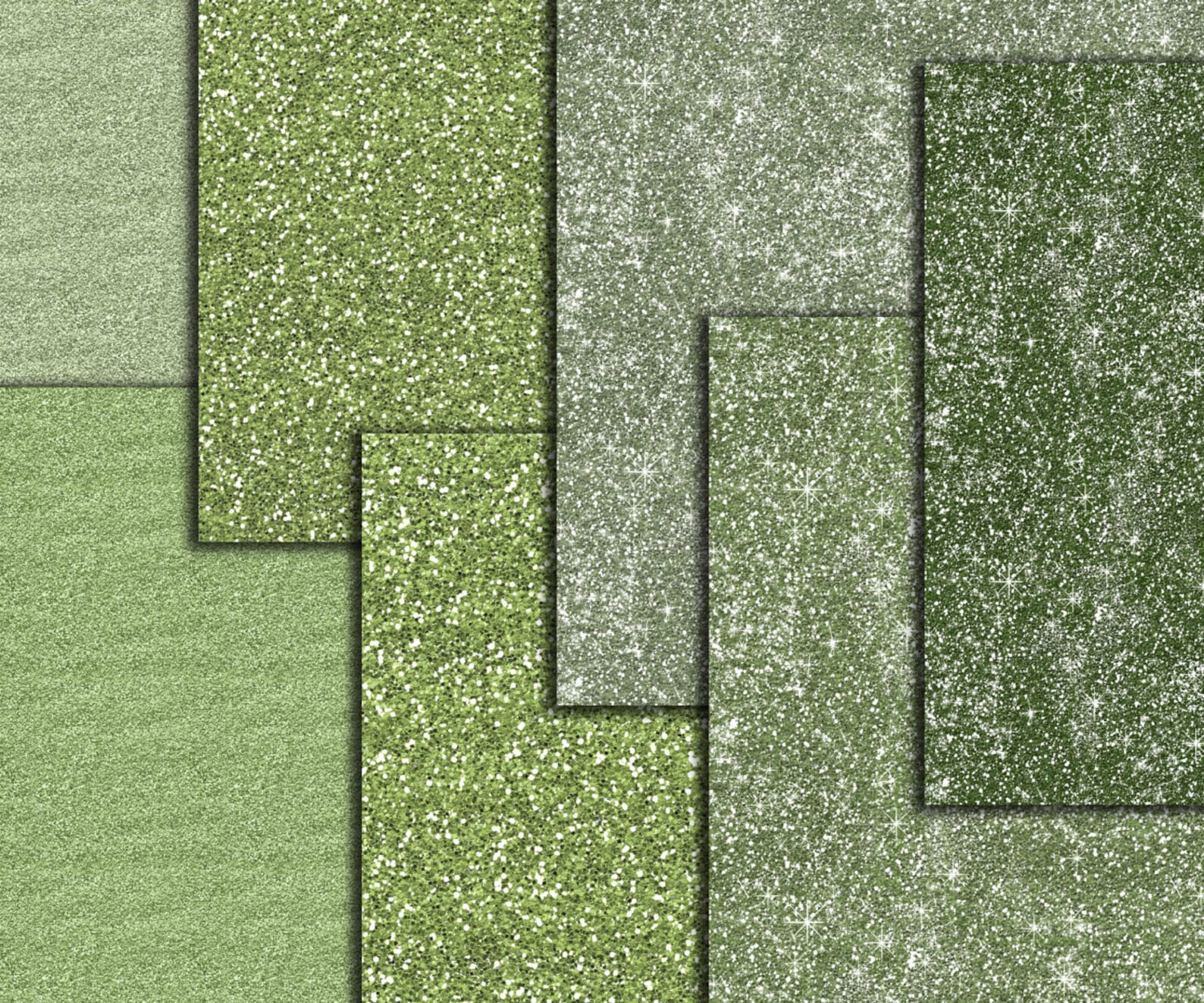 Glitter Digital Paper: GLITTER PAPER Green Glitter | Etsy