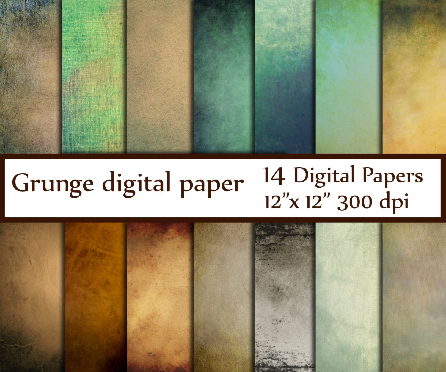 Grunge texture Paper: GRUNGE DIGITAL PAPER Rustic | Etsy