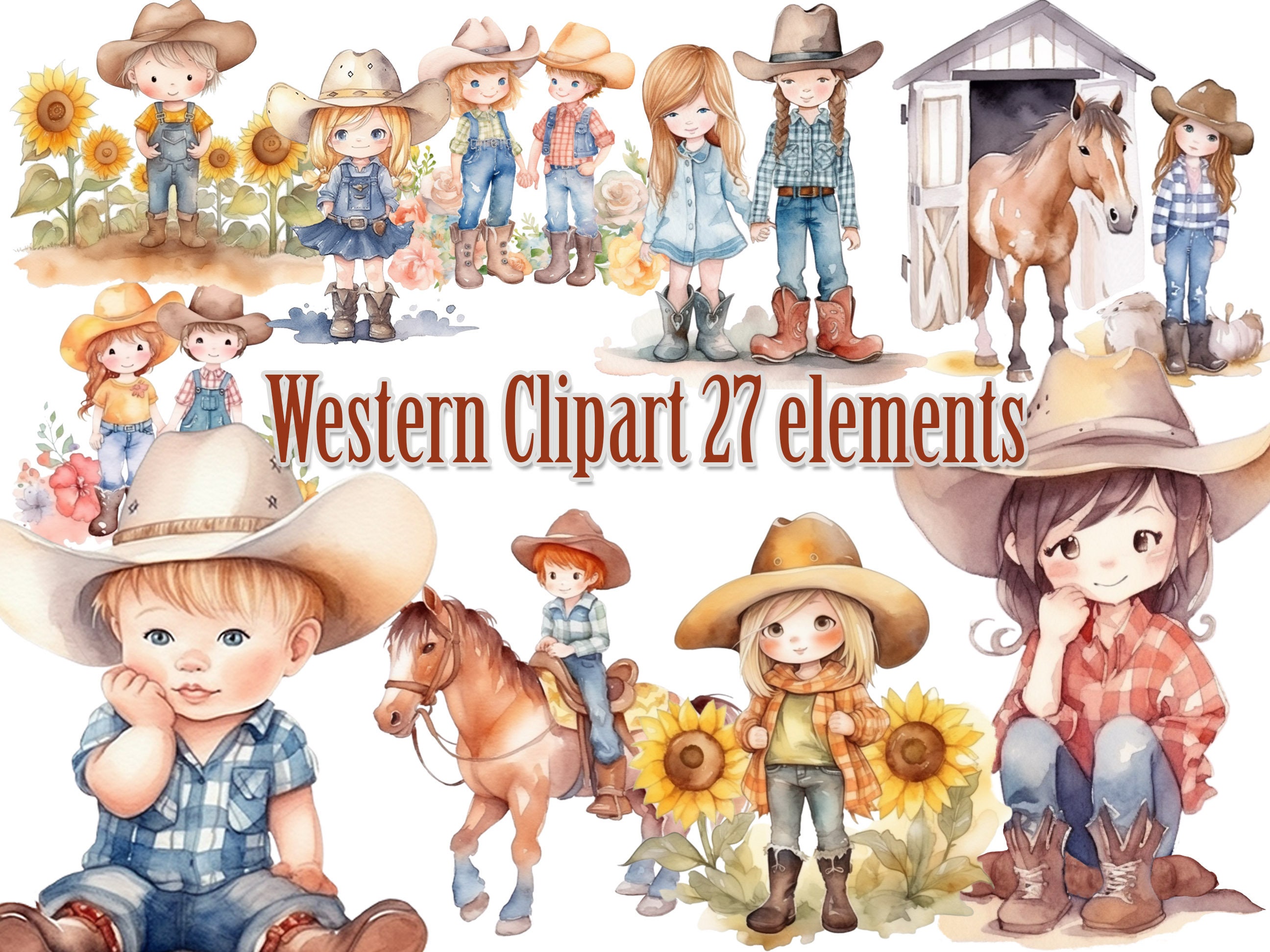 Cowboy Clipart For Kids