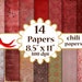 Red Digital Paper: "red Paper" Romantic Valentine Backgrounds Red ...