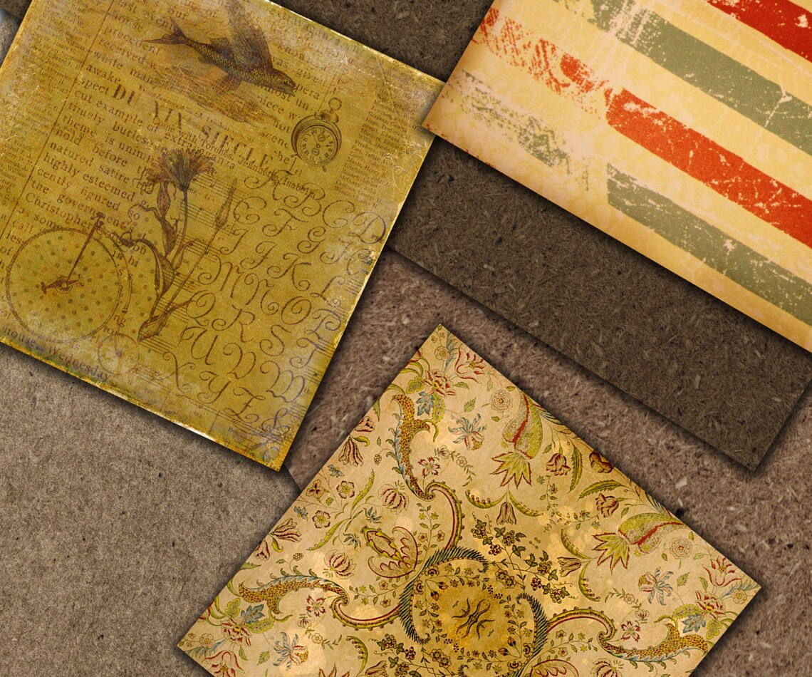 Kraft Digital Paper: "craft Papers" Scrapbooking Craft Digital Papers ...