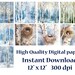 Winter Forest Digital Paper,birch Digital Papers,birch Printable,forest ...