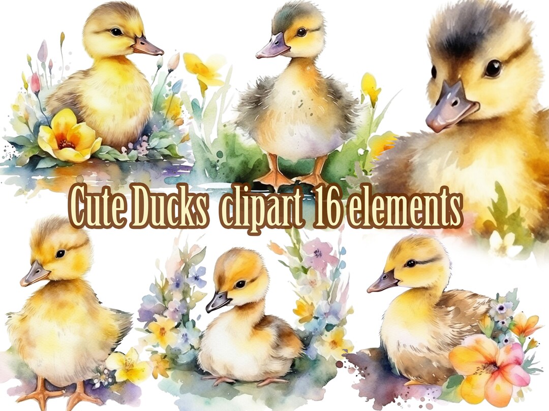 Ducklings Clipart,fluffy Ducklings Png,baby Duck Clipart,cute Farm ...
