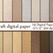 Kraft Digital Paper: craft Papers Scrapbooking | Etsy