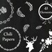 Chalkboard Wedding Clipart:chalkboard CLIP Art Wedding Clip Art Antlers ...
