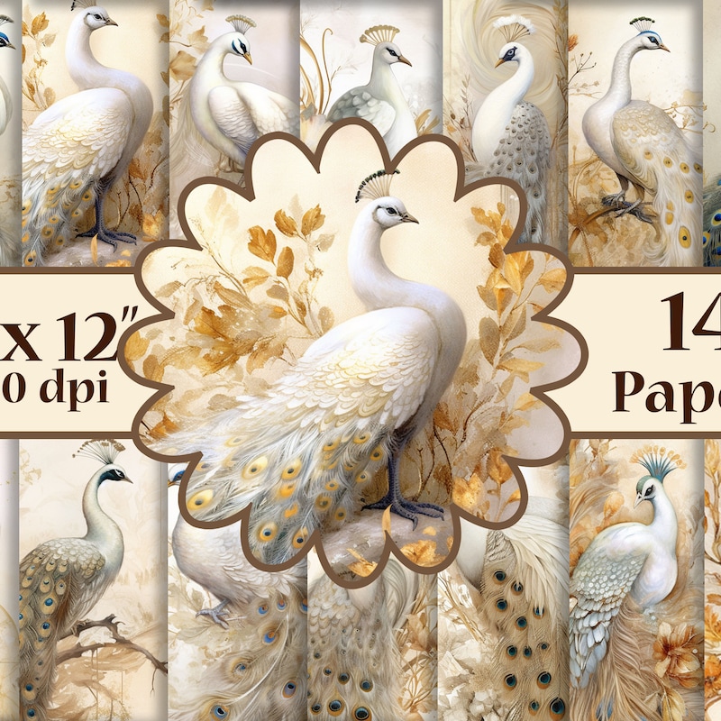 Peacock Papers - Etsy