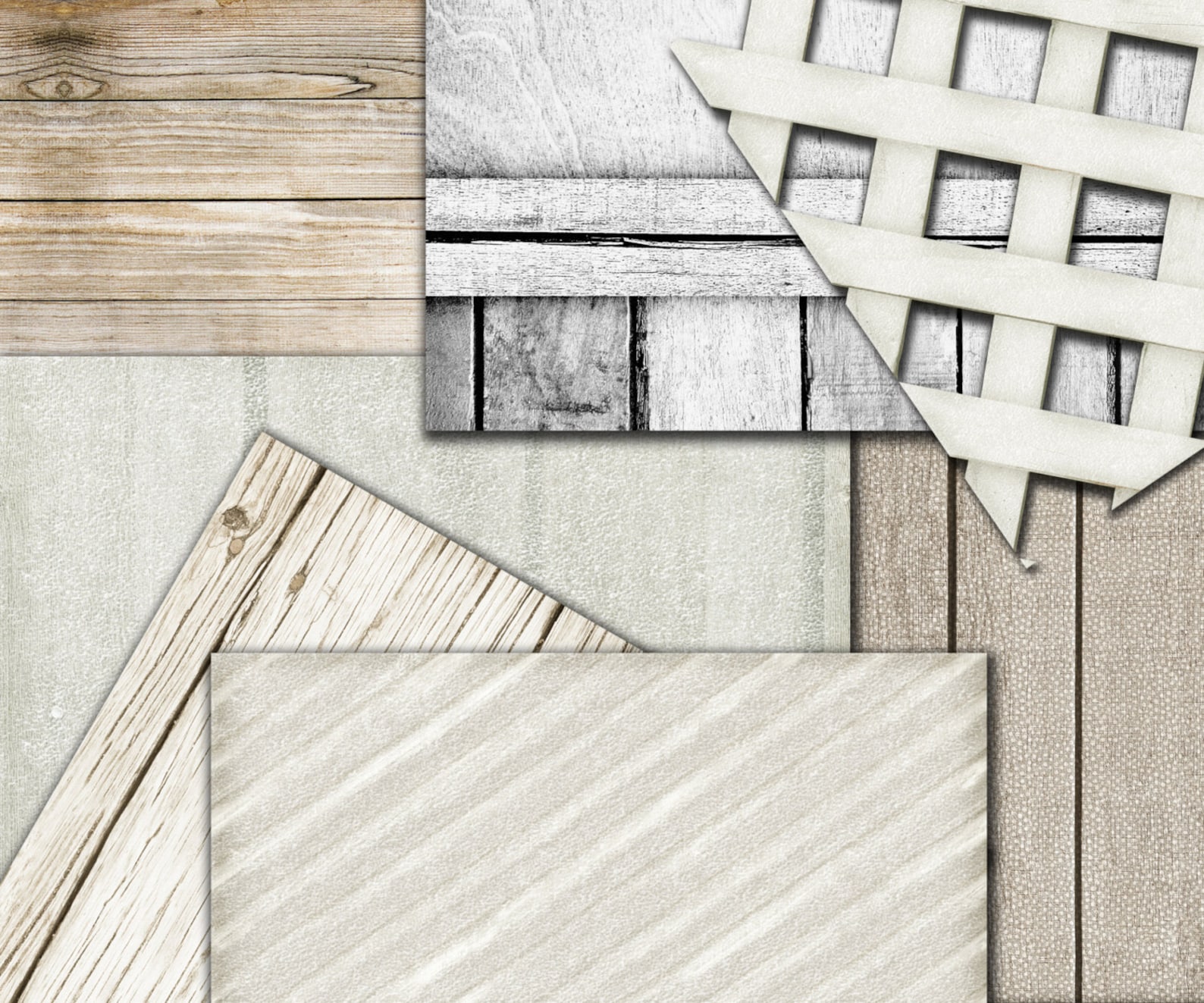 White Wood Digital Paper: wood Paper Shabby Chic - Etsy