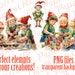 Christmas Elves Clipart,christmas Clipart, Elf Workshop Png,santa's ...