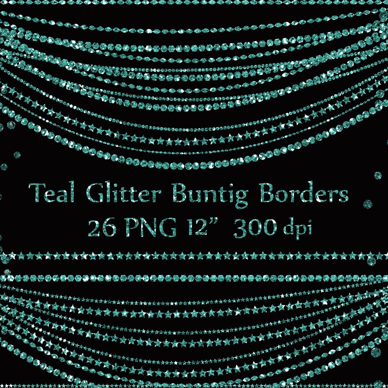 Turquoise Border - Etsy