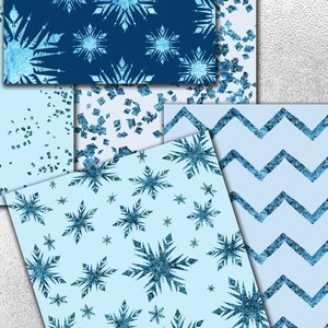 Winter Digital Paper: frozen DIGITAL Paper Frozen Digital Pattern ...