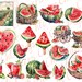 Watermelons Clipart,watercolor Watermelon,summer Fruit Png,watermelon ...