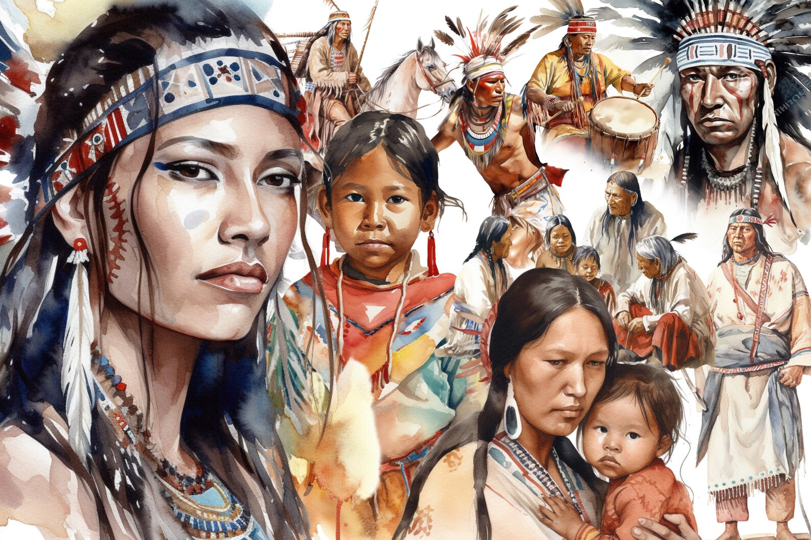Native Americans Clipart,indians Clipart,native American Dancer,indian ...