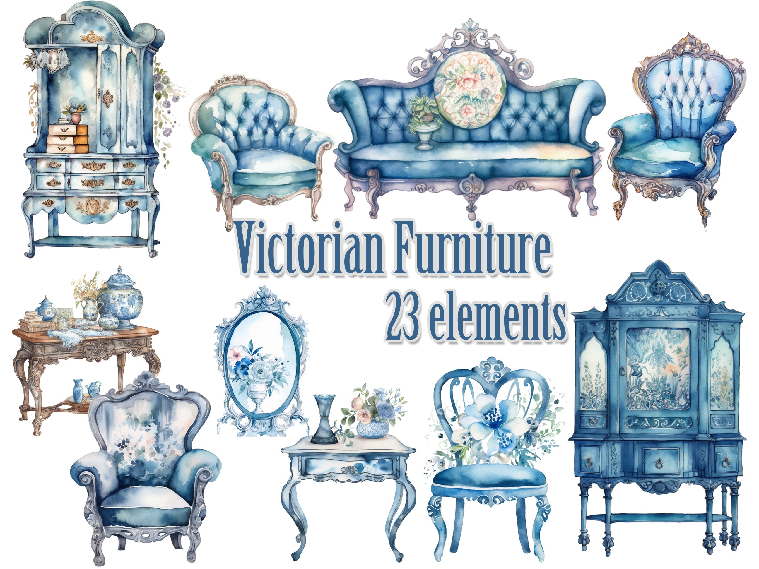 Shabby Furniture Clip Art