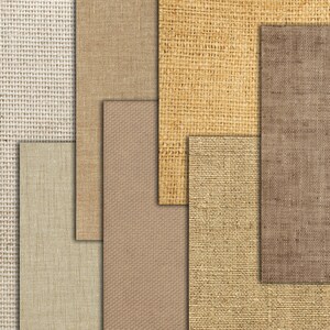 Burlap digital paper: BURLAP PAPER Craft paper | Etsy