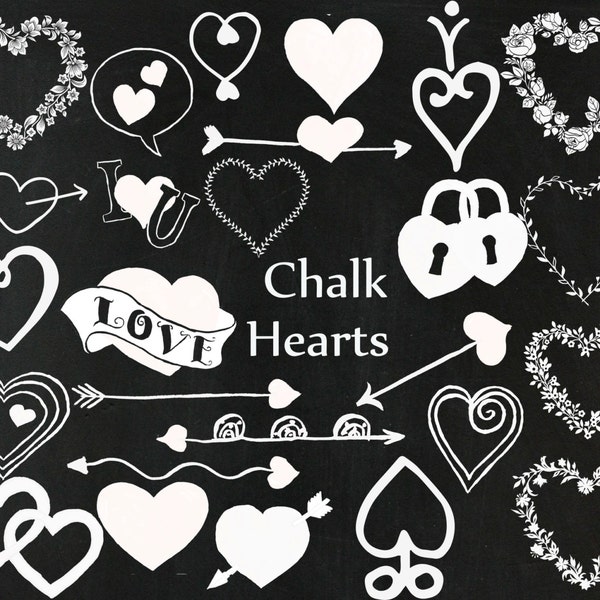Chalkboard Heart - Etsy