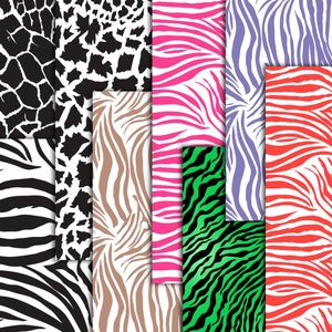 Animal Print Digital Paper: "animal PRINT Paper" Animal Print Bacground ...