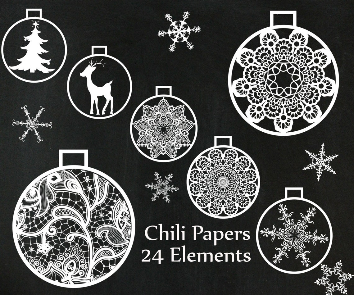 Chalkboard Christmas Clipart: christmas CLIP Art - Etsy