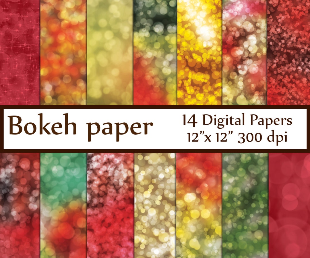 Bokeh Digital Paper: christmas Paper Bokeh Background Christmas ...