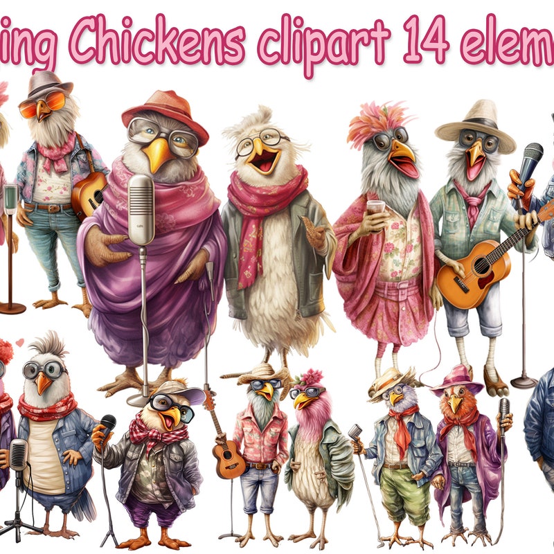 Funny Animals Clip Art - Etsy