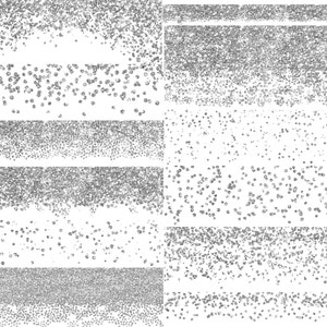 Silver Confetti Borders: "glitter CONFETTI Clipart" Glitter Confetti ...