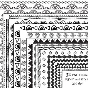 Doodle Frame Clipart: "frame Clipart" Doodle Border Frame Graphic ...