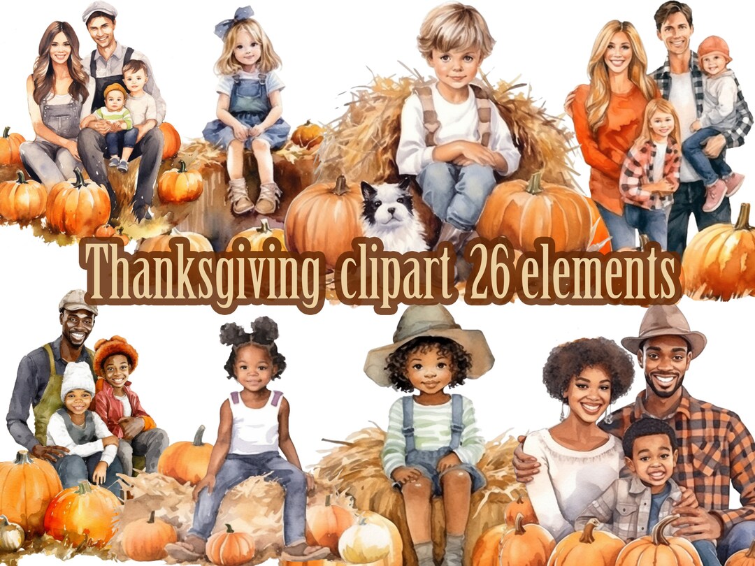 Pumpkin Clipart,family Pumpkin Png,black Family Png,afro American ...
