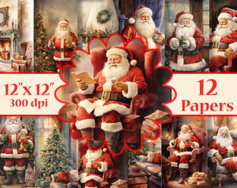 Christmas Digital Background-printable - Etsy