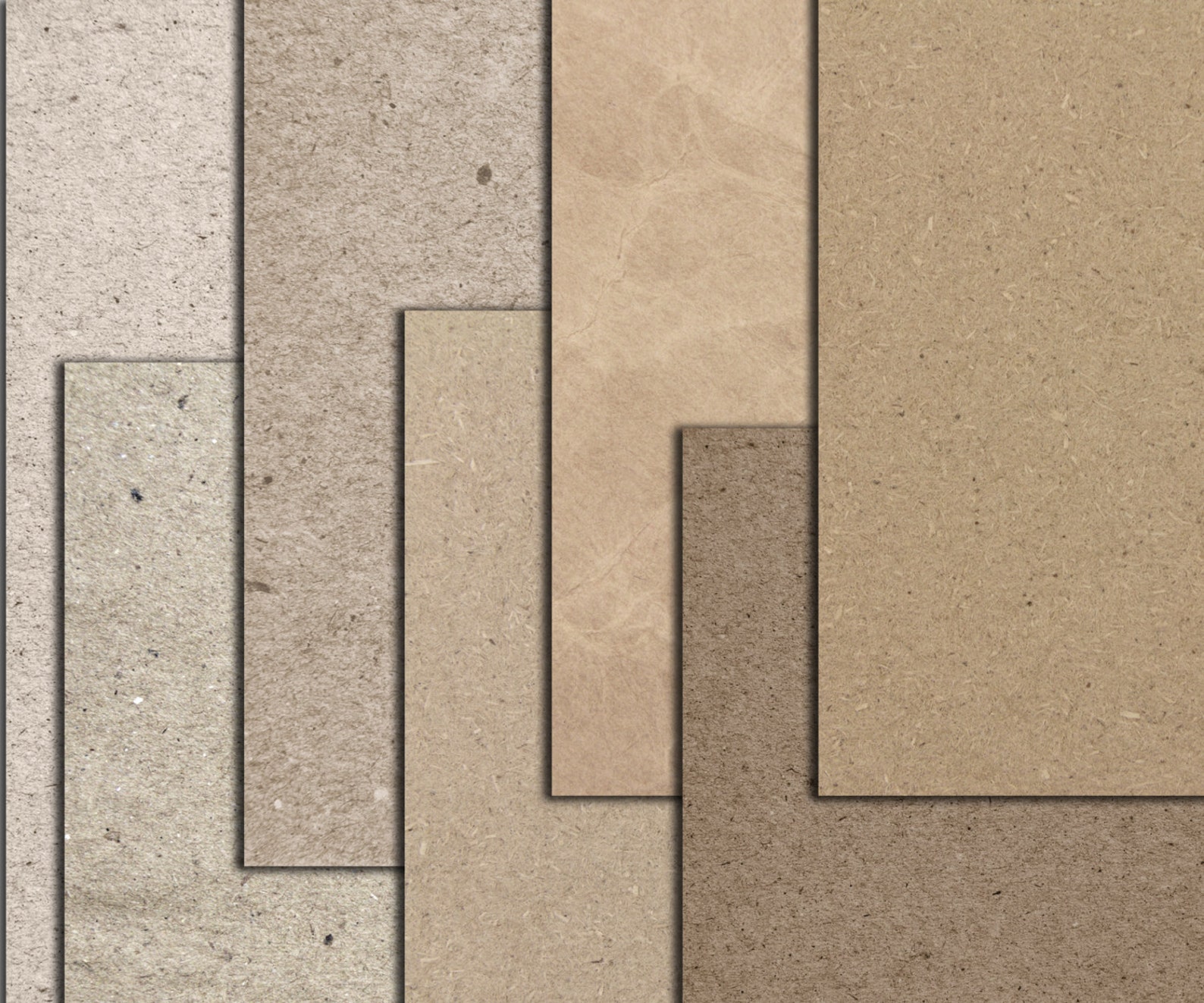 Kraft Digital Paper: craft Papers Scrapbooking | Etsy