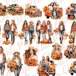 Pumpkin Clipart,pumpkin Truck Png,country Girls Png,autumn Harvest Png ...