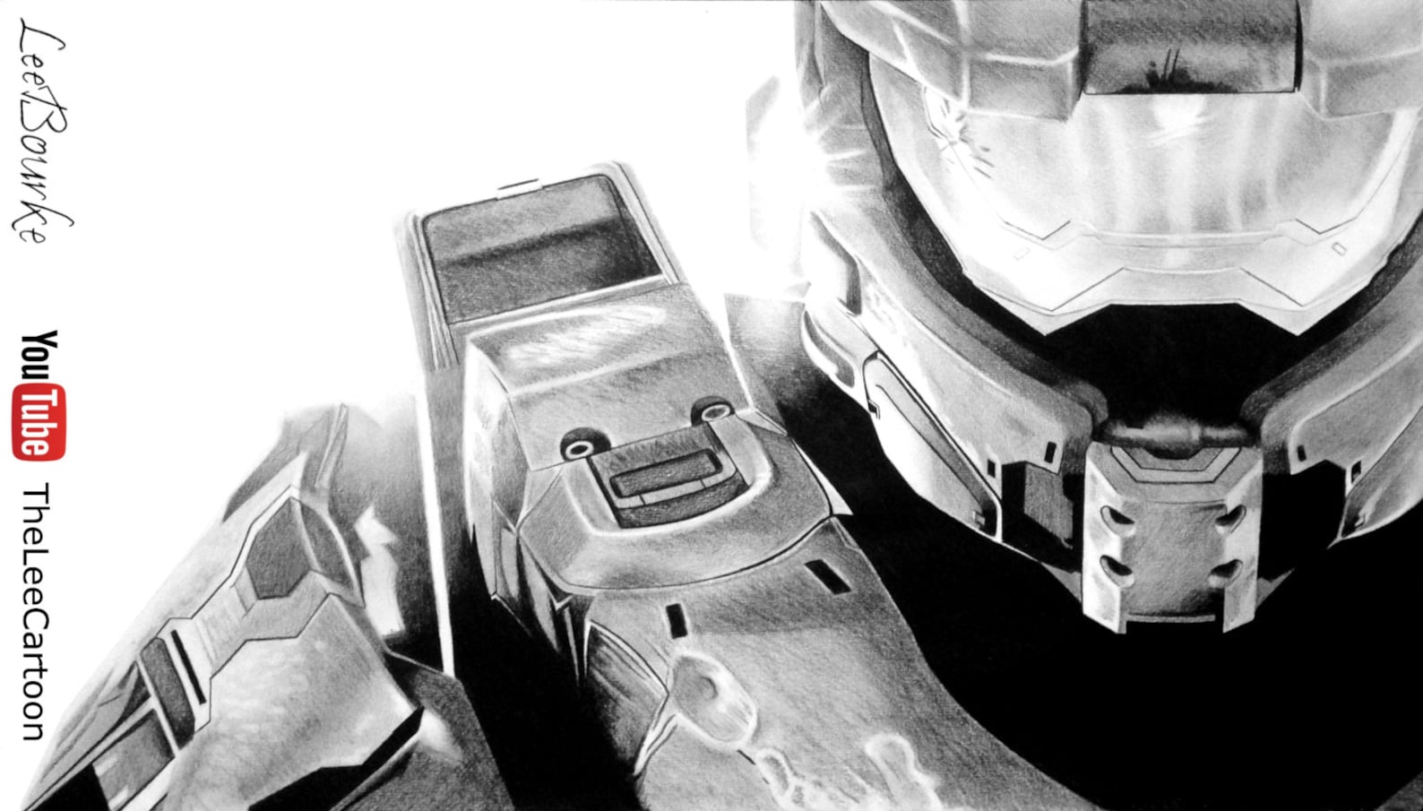 Halo, Master Chief (facing Forward), Authentic Print of Original ...