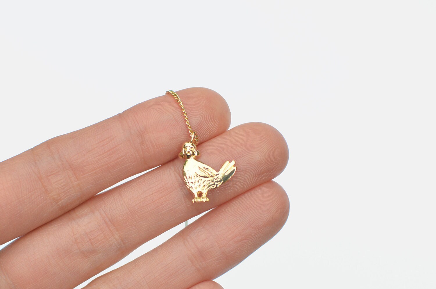 Harpy. Lady Bird Golden Pendant Necklace - Etsy
